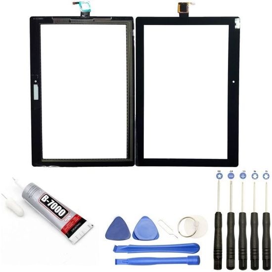 Visiodirect® Vitre écran tactile compatible avec Lenovo Tab 2 A10-30 ...