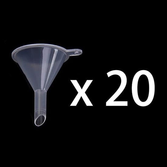 Transparent -Mini entonnoir en plastique pour peinture diamant,20 ...