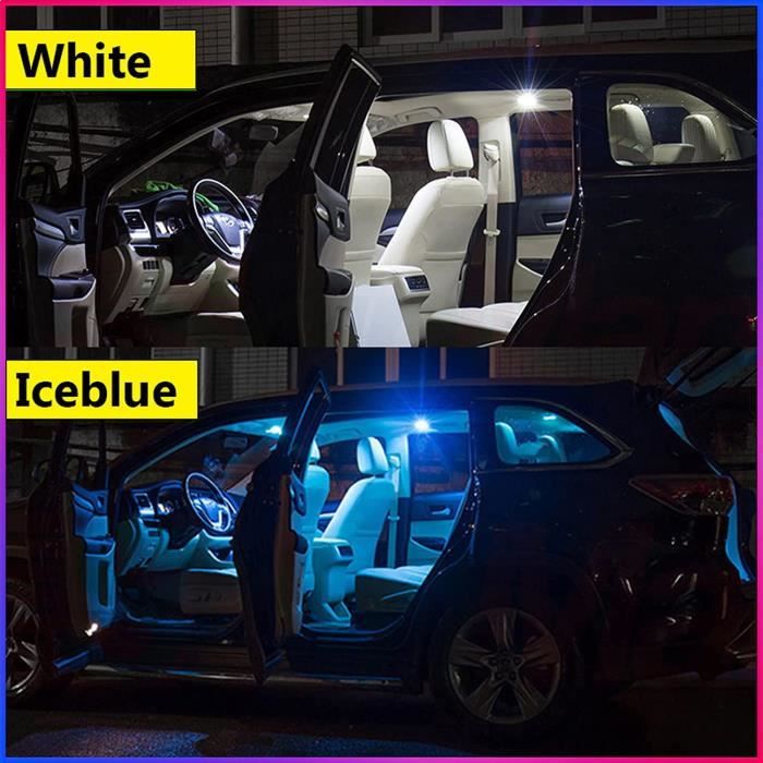 11 pièces sans erreur lumière led voiture led intérieur voiture ...