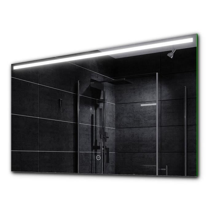 Miroir Led Avec Interrupteur Tactile Alasta Giza 140x80 Cm Cdiscount