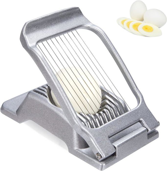 Coupe-œufs, Oeuf Trancheuse Cutter en Acier Inoxydable ...