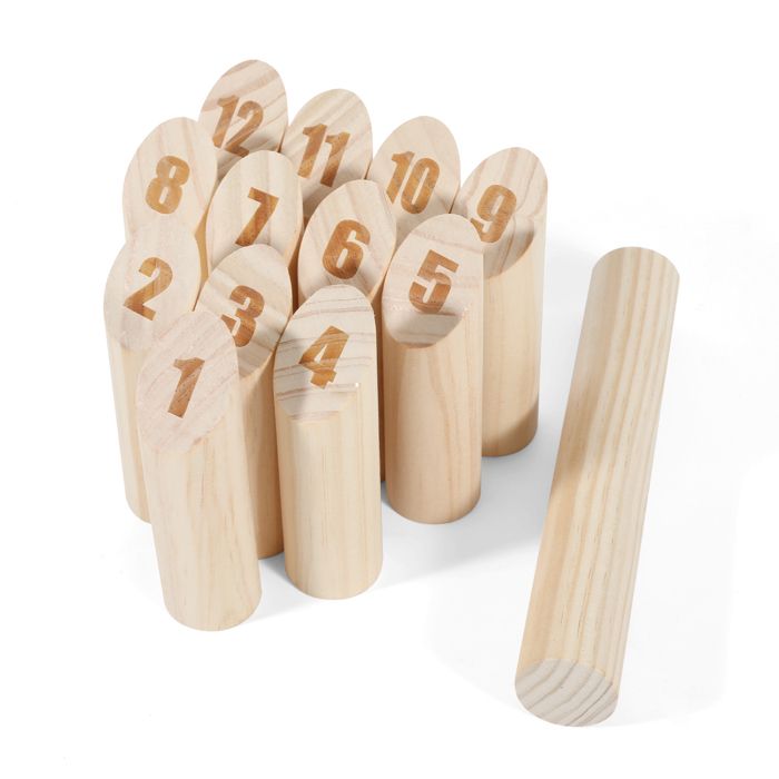 Riossad Kubb Jeu viking Échecs suédois Viking Jeux de jardin Jeu de ...