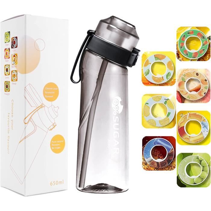 Bouteille Air Water Up avec capsules aromatiques, bouteille d'eau givrée de 650 ml , kit de ...