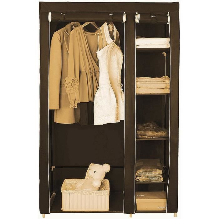 Armoire Portable, Armoire Pliable Placard Pliable Organisateur De ...
