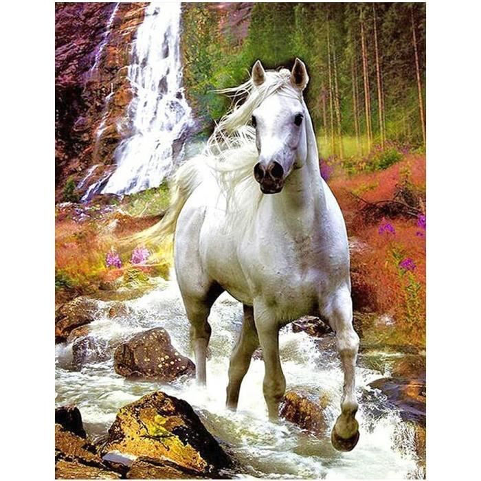 Square Diamond Painting Chevaux Adultes 40X50 Cm Painting Peinture ...
