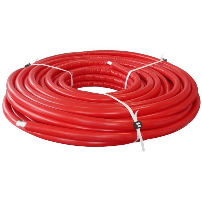 Couronne Multicouche isolée Rouge Diamètre 26 mm - Longueur 25 mètres - Cdiscount Bricolage