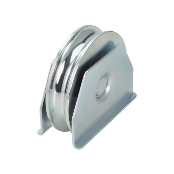Galet support latéral - Haute charge - Diamètre 100 mm - Acier électro ...