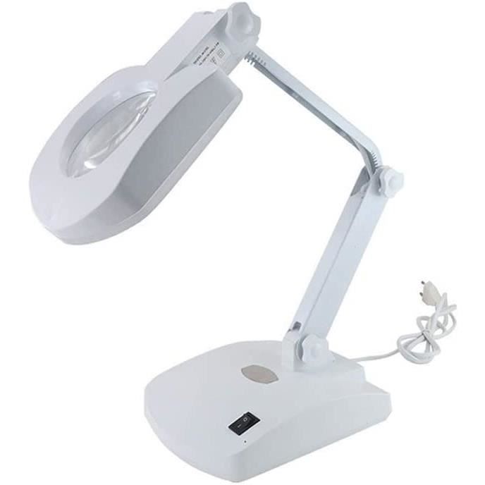 Loupe Avec Lumière Loupe de Bureau À LED,Loupe Éclairante Pliante Mains ...