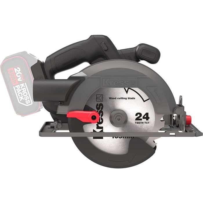 Scie circulaire manuelle sans fil 20 V, 165 mm, boîte de couleur[335 ...