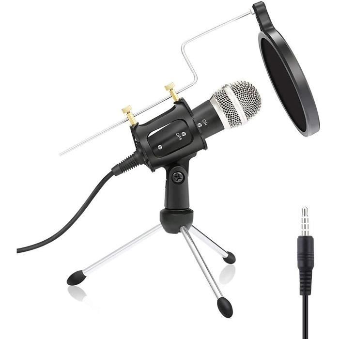 Rophone pc condensateur omnidirectionnel 35mm rophone pour ...