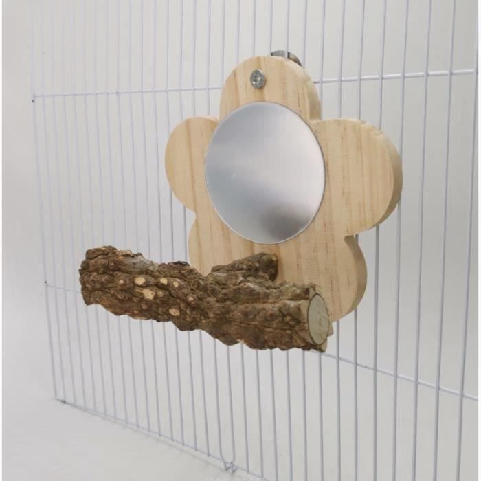 Perchoir en Bois pour Perruche pour Cage, Birdcage Fun Stands for Small ...