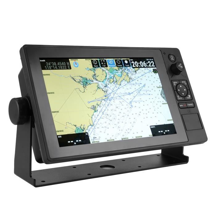 Dioche Transpondeur LCD AIS 10.1in 4G/WIFI Marine Couleur Displayer LCD Écran Tactile CLASSE B ...