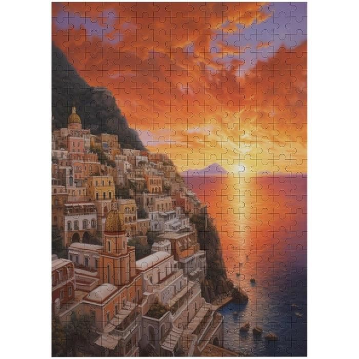 Paradise Of Positano Puzzle 300 Pièces Art Diy Jeu Occasionnel Jouets ...