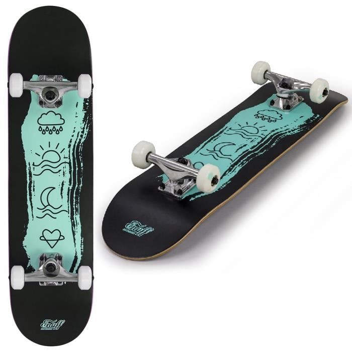 Skateboard - ENUFF - Icon - Vert - Freestyle - 4 roues - Achat / Vente ...