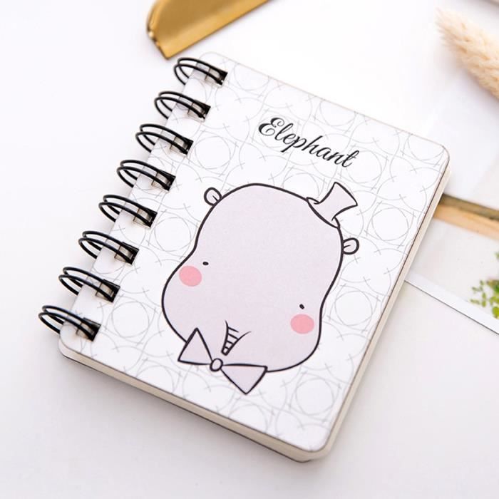 Planificateur quotidien mignon Portable Mini Bobine Cahier Journal ...