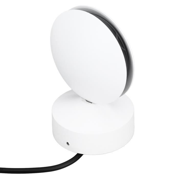 (Lumière Blanche)Applique Murale LED Ronde à 360 ° 10 W Applique Murale ...