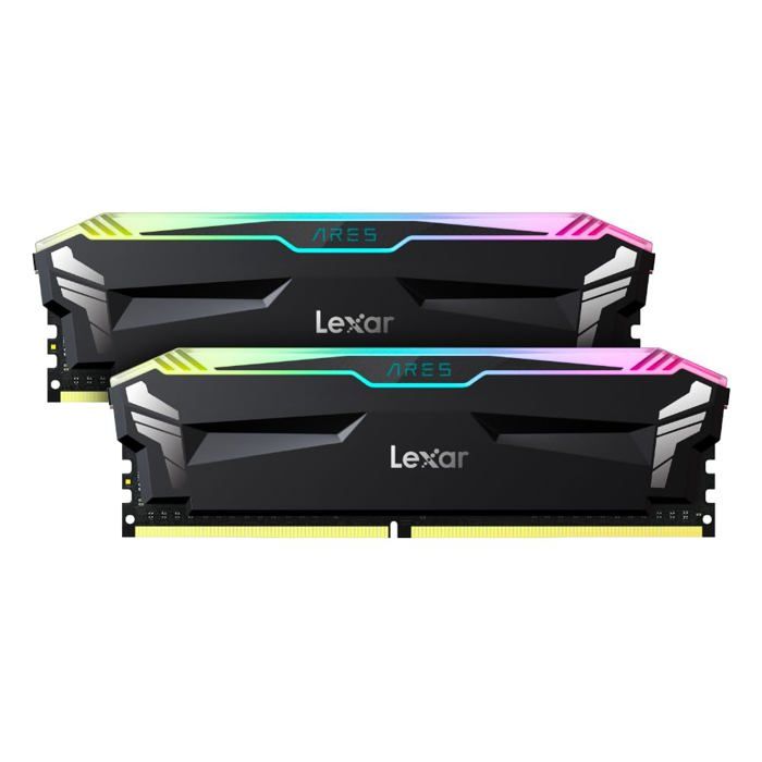 Mémoire RAM DIMM DDR4 Lexar Ares RGB 32Go (2x16Go) - 3600 Mhz - Noir ...