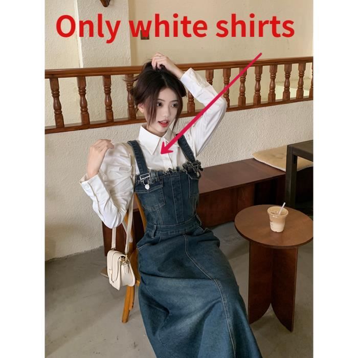 Robe femmes - Streetwear – Vintage en Denim à - FR88KZ White_shirts ...