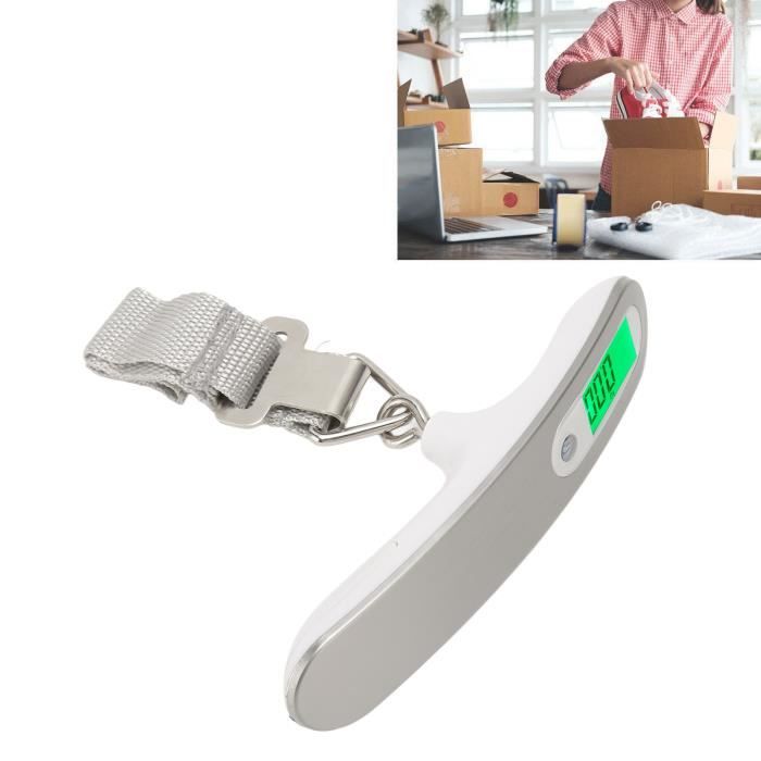 Mxzzand Balance de voyage pour bagages Balance électronique LCD ...