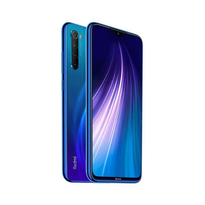 XIAOMI Redmi Note 8 64Go Neptune Blue - Cdiscount Téléphonie