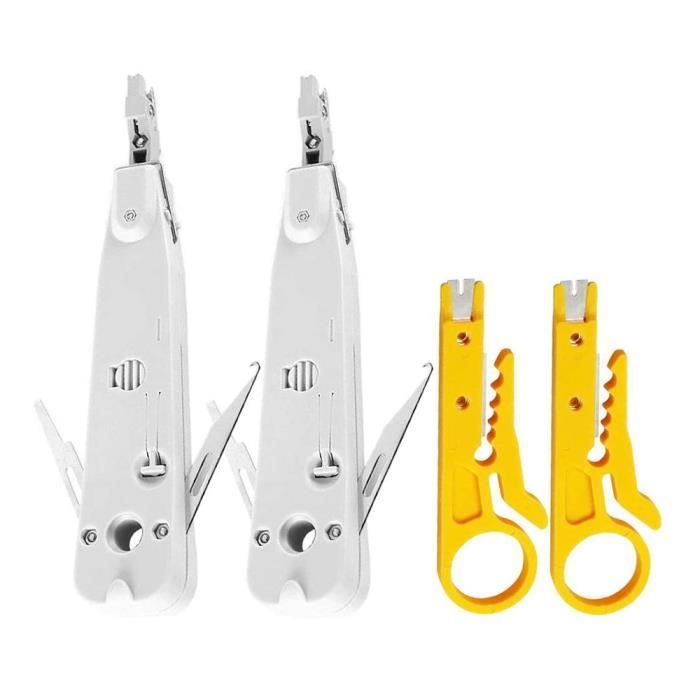 Outil de PoinçOnnage Professionnel RJ45 RJ11 Cat5E Cat6 RéSeau TéLéCom ...