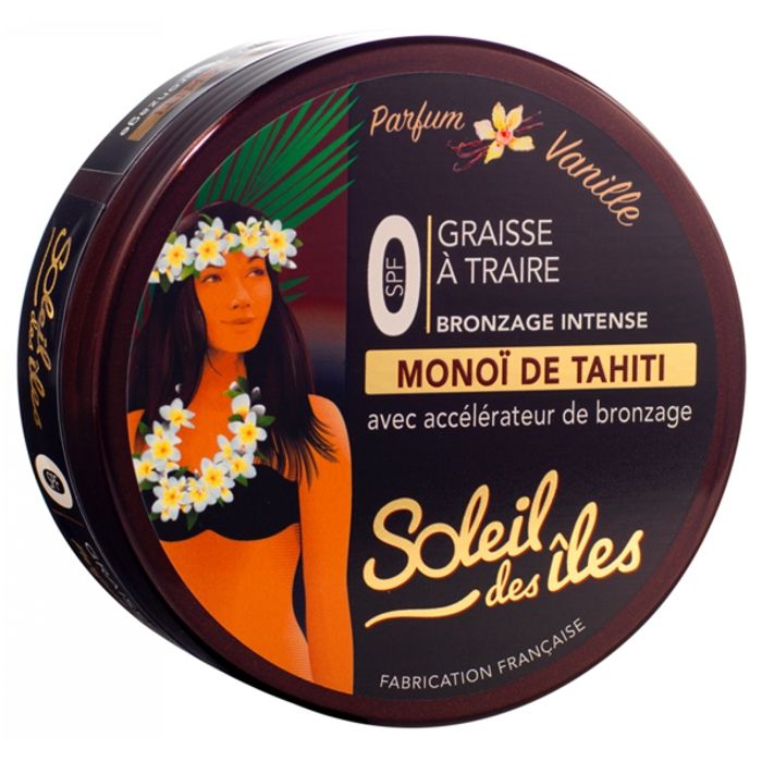Soleil Des îles Graisse à Traire Bronzage Intense SPF 0 Parfum Des Îles - Cdiscount Au quotidien