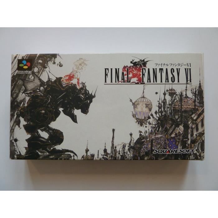 FINAL FANTASY 6 SUPER FAMICOM BOX - Cdiscount Jeux vidéo