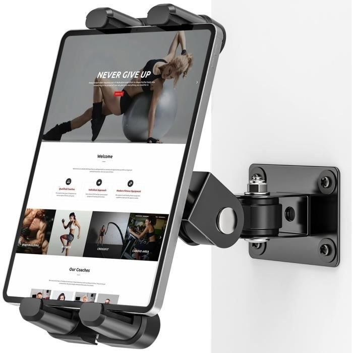 Tendak Support Mural pour Tablette, Support Tablette Murale Rotatif à ...