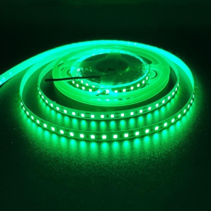 BANDE LED,green-12V-8mm 60Leds--Bande lumineuse LED SMD 2835 Ultra ...