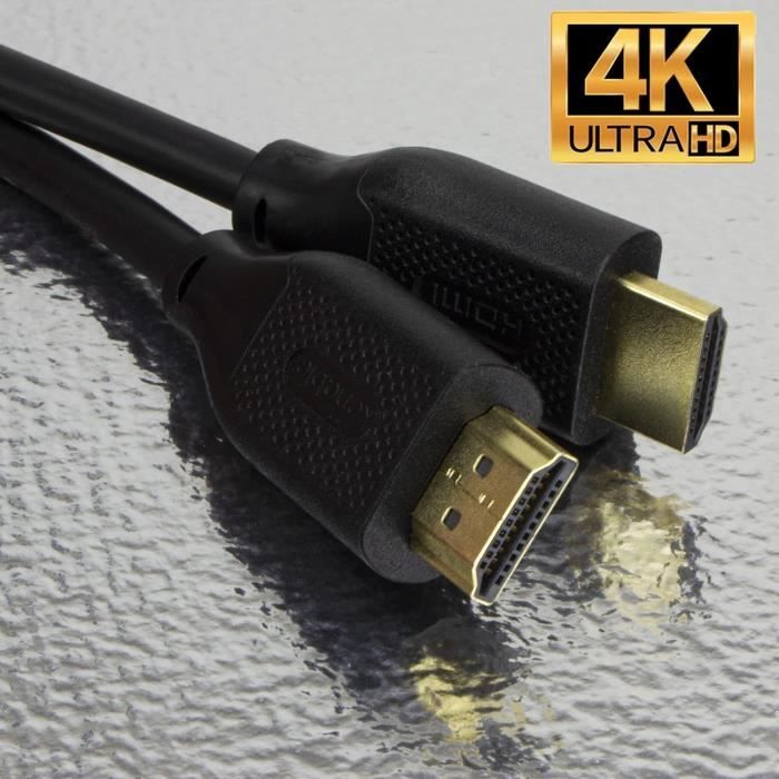 HDMI câble 2,0 Haute Vitesse Cordon Pour LED-OLED-QLED TV 4K HDR ...