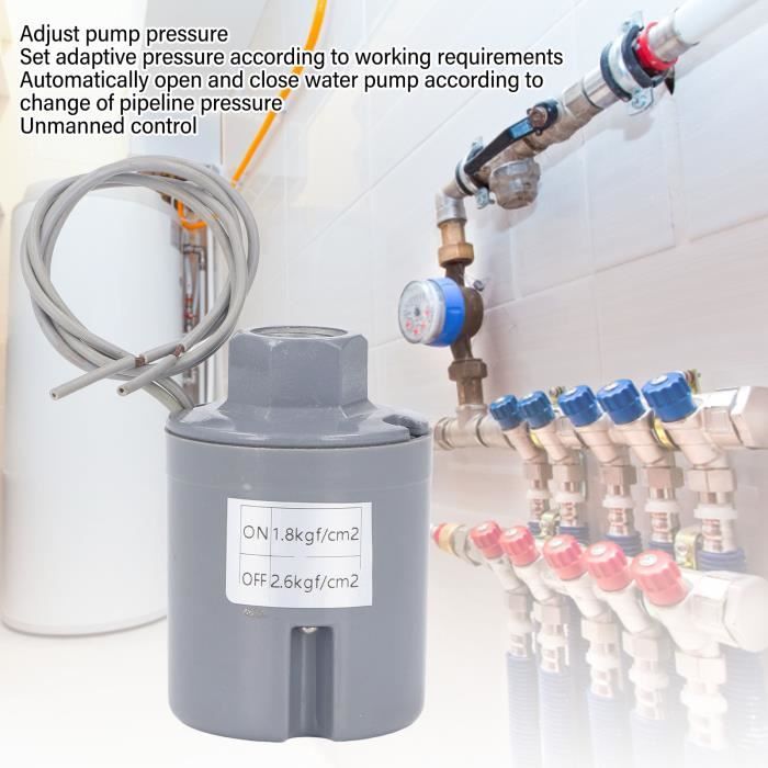 LSF -pressostat d'eau à contact Pressostat de Pompe Auto-amorante G3/8 ...