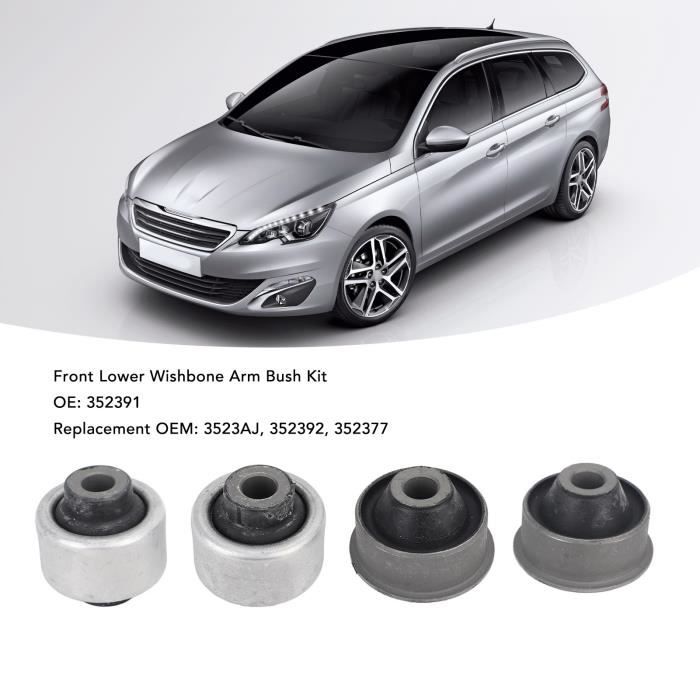 SURENHAP Kit Bras De Suspension Bague Bras Wishbone 352391 Peugeot 307 ...