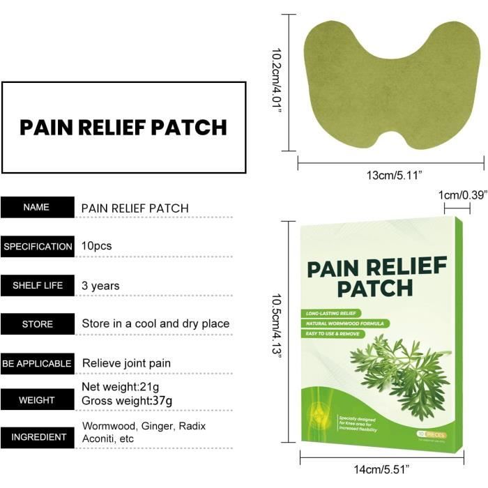 Knee Pain Relief Patch, 30PCS Patch Anti Douleur Genou, Pain Relief ...
