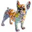Statue chien debout tague GRAFITTI BULLDOG 24cm - Cdiscount Maison