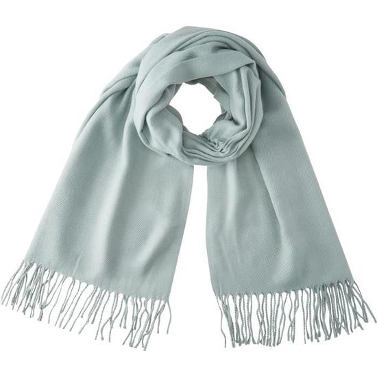 Écharpe Only - Onlannali Weaved Scarf - Femme - Blue Surf - Automne ...