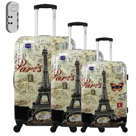 Set de valises - PARIS - Papillon T.eiffel