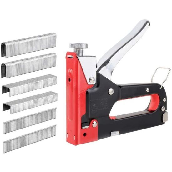 Pistolet d'agrafe avec agrafes Heavy Duty Agrafeuse pour meubles de ...