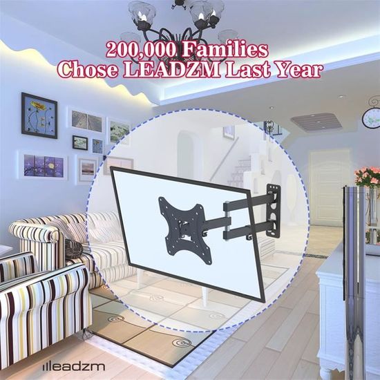 MSA Support mural ajustable 26-55" Support TV rotatif TMX200 avec ...