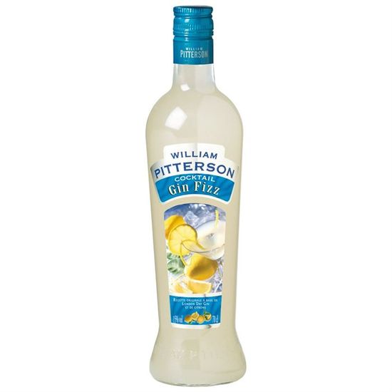 Cocktail William Pitterson Gin Fizz - La cave Cdiscount