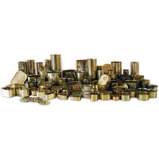 Boîte conserve cylindrique - SPEM - 100x91 - Jaune - Métal - Cdiscount ...