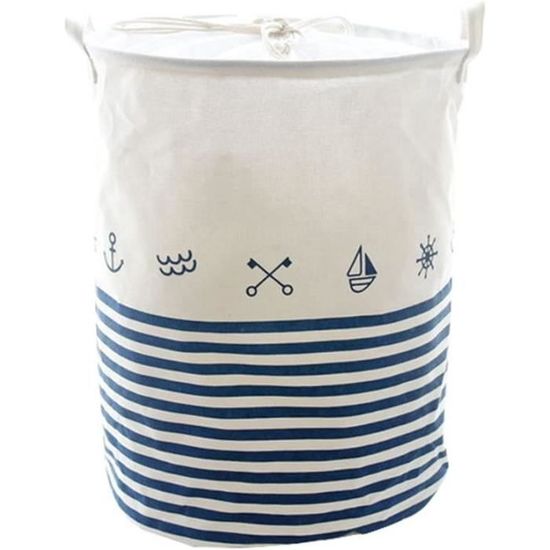 Xinwcanga Panier à Linge Rond Pliable Panier de Rangement de la Lessive ...