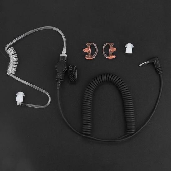 VINGVO casque de surveillance Casque d'écoute à tube acoustique ...