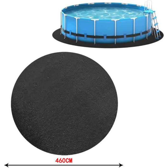 Tapis de sol pour piscine hors sol 4,6 m – Géotextile solide et durable ...