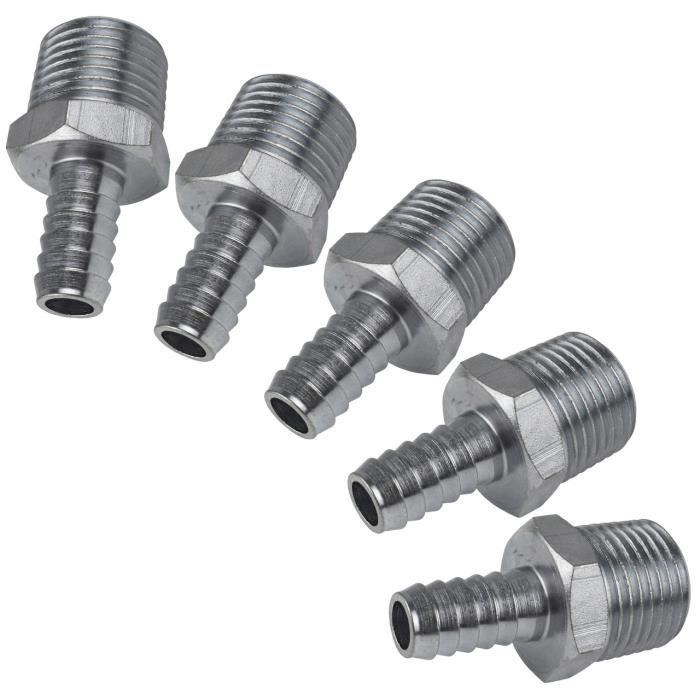 Filetage BSP 1/2" 1/2" pour tuyau d'air du tuyau hydraulique Raccord de ...