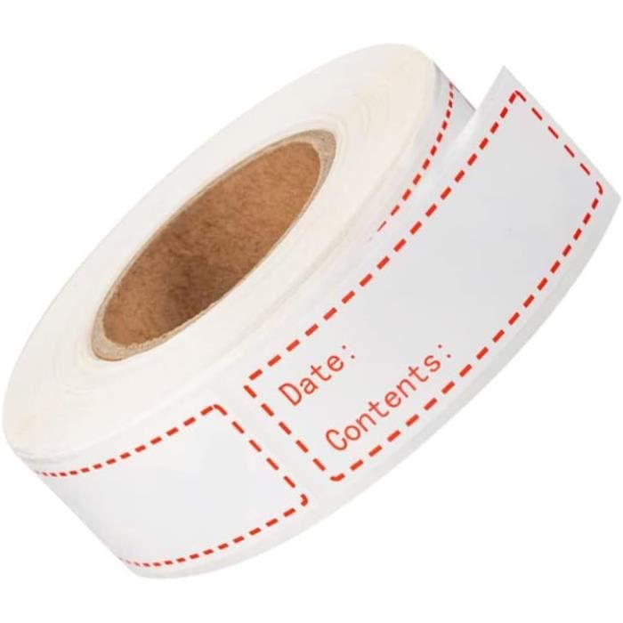Étiquettes amovibles pour congélateur - Pour réfrigérateur et ...