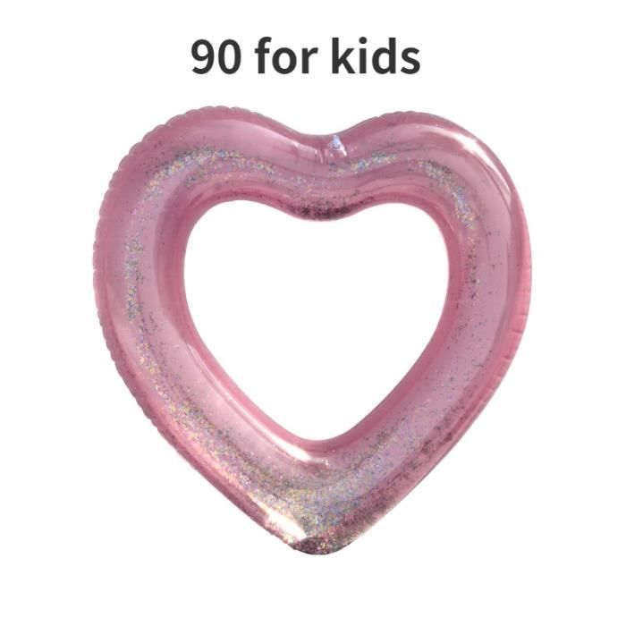 90 Rose Gold - Anneaux De Natation Gonflables Doux En Forme De Cœur ...