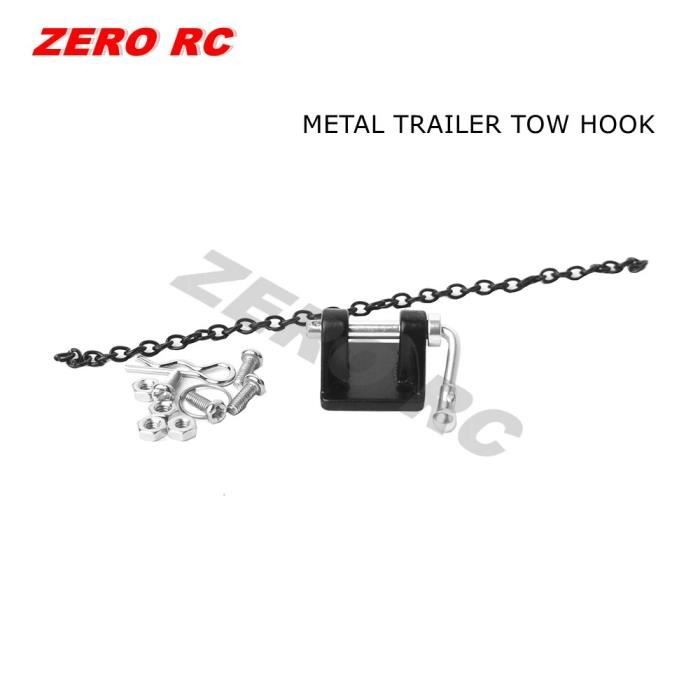 Crochet de la remorque - 1-10 RC Crawler RC Hobby Car 100mm Steel Tow ...