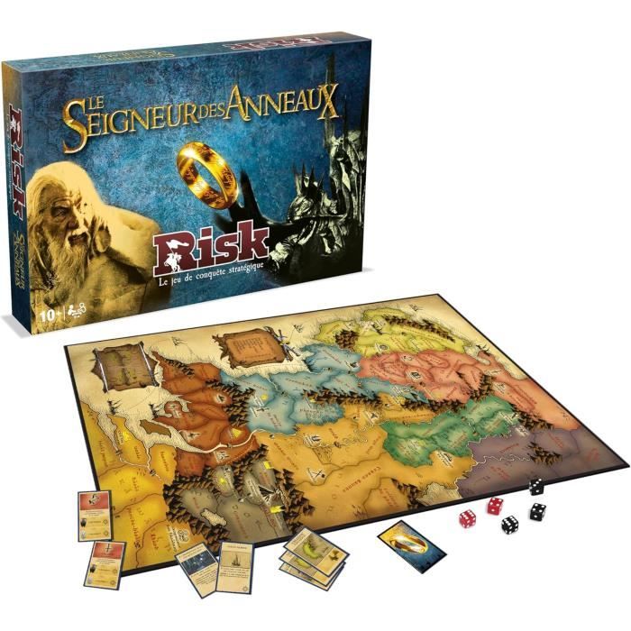 Jeu de plateau - RISK - Le Seigneur des Anneaux - 2 à 5 joueurs - Durée ...