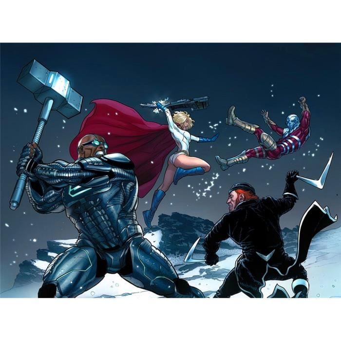 IYSH-292 Bande Dessinée Avengers 5D Bricolage Diamant Peinture Broderie ...