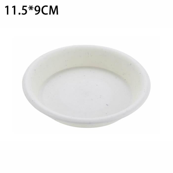 Pot de fleurs rond en PP - PB120 - Blanc - Pour plantes succulentes ...